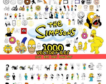 Simpsons Png - Etsy