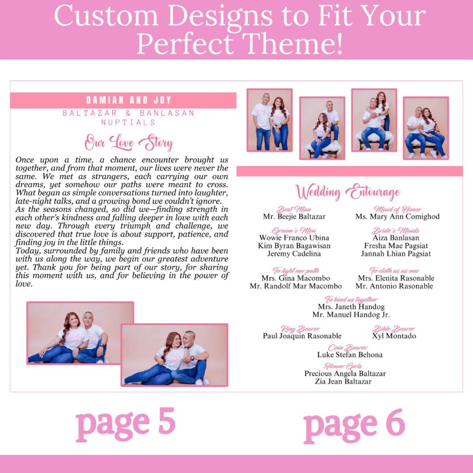 Magazine Style Wedding Invitations: Custom Printed Wedding Suite 50pcs ...