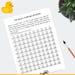 100 Ducks Challenge Printable | Fun Scavenger Hunt for Kids - Etsy