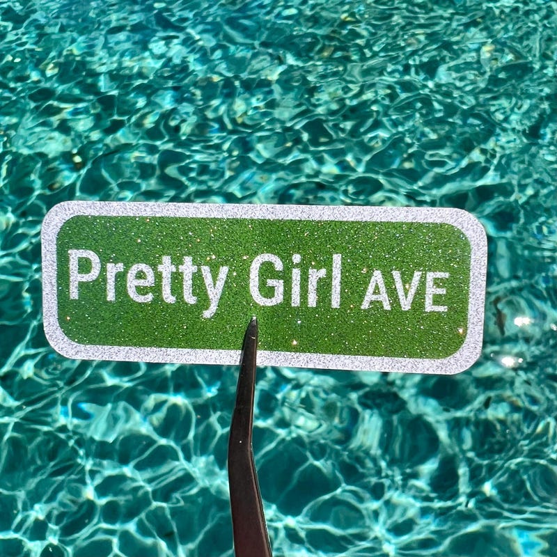 Pretty Girl Ave Sign - Etsy