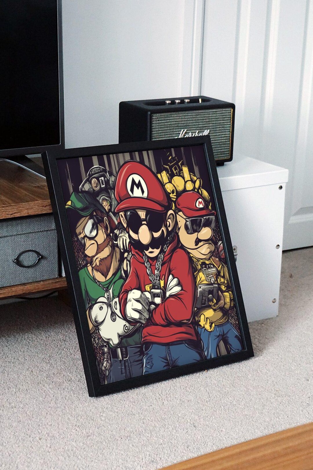 Mario & His Roadman Brothers in Retro Gaming X Street Culture Crossover ...