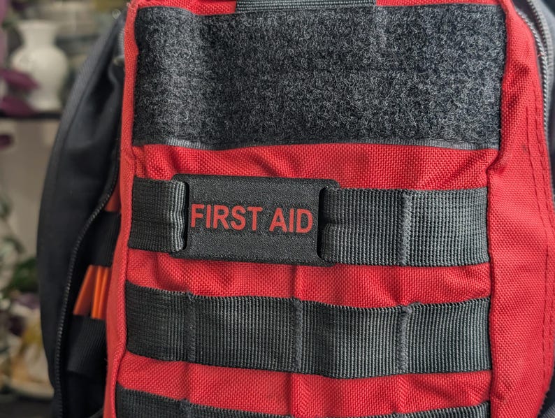 Customizable First Aid + Trauma Medical MOLLE Patch ID Tag - Etsy