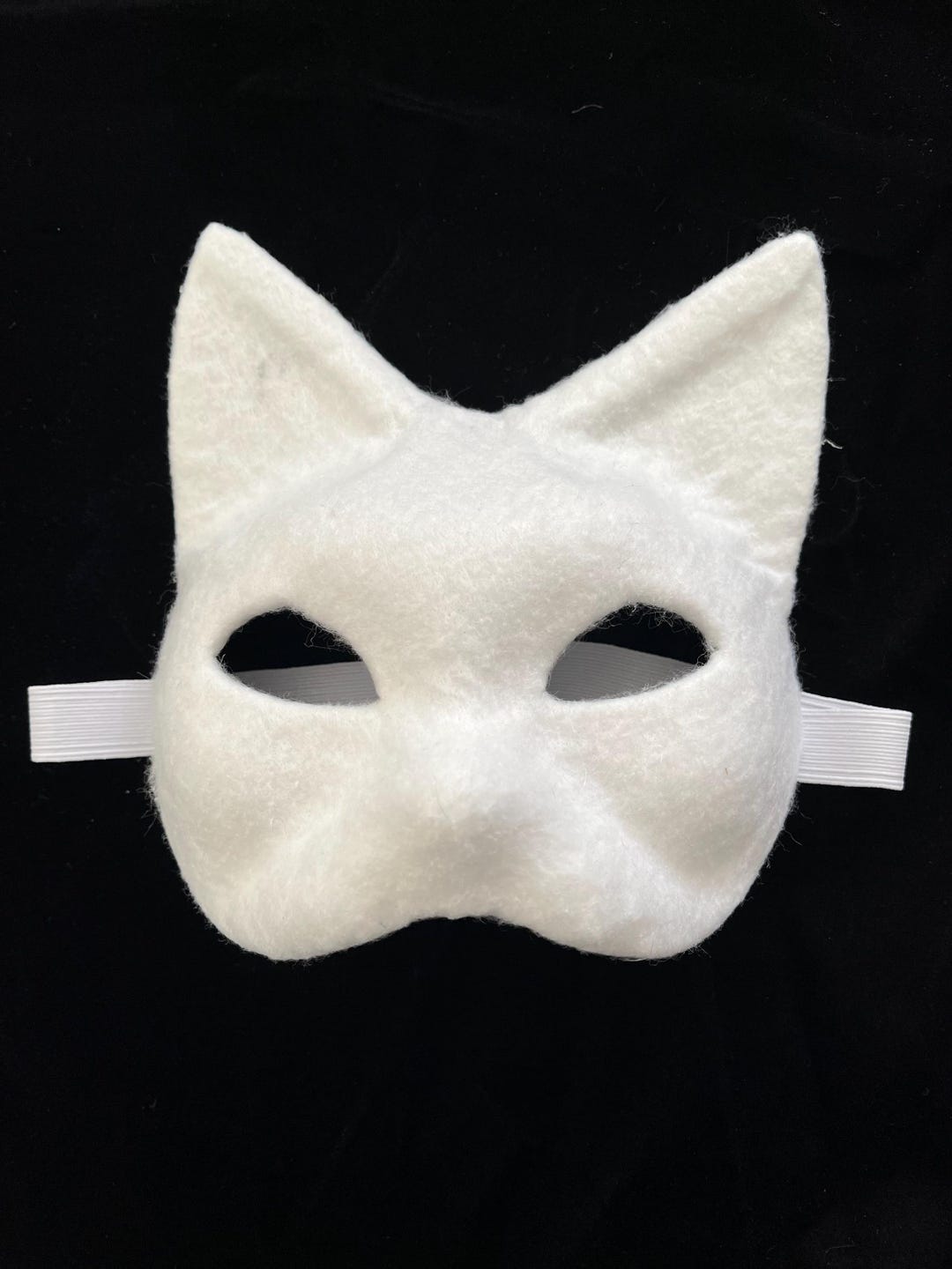 Plain Therian White Mask - Etsy