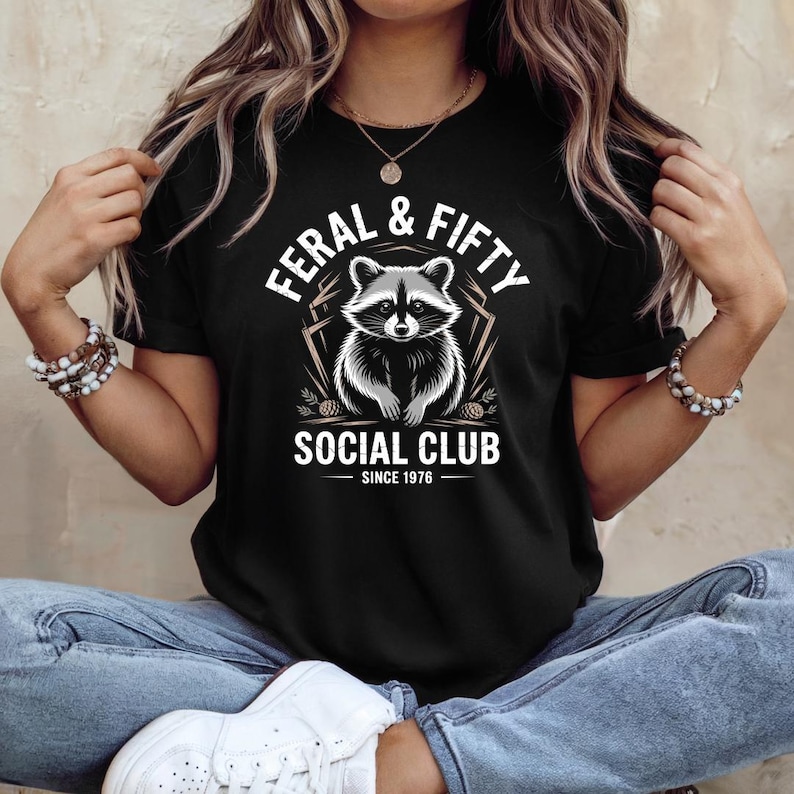 Feral & 50 Social Club Since 1986 PNG SVG EPS Funny Birthday Digital ...