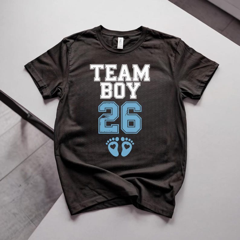 Team Boy 2026 Gender Reveal PNG SVG EPS Baby Shower Digital Download ...