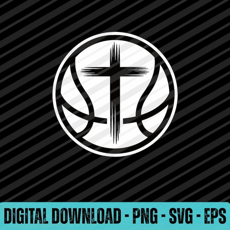 Christian Basketball Faith Sports PNG SVG EP - Etsy