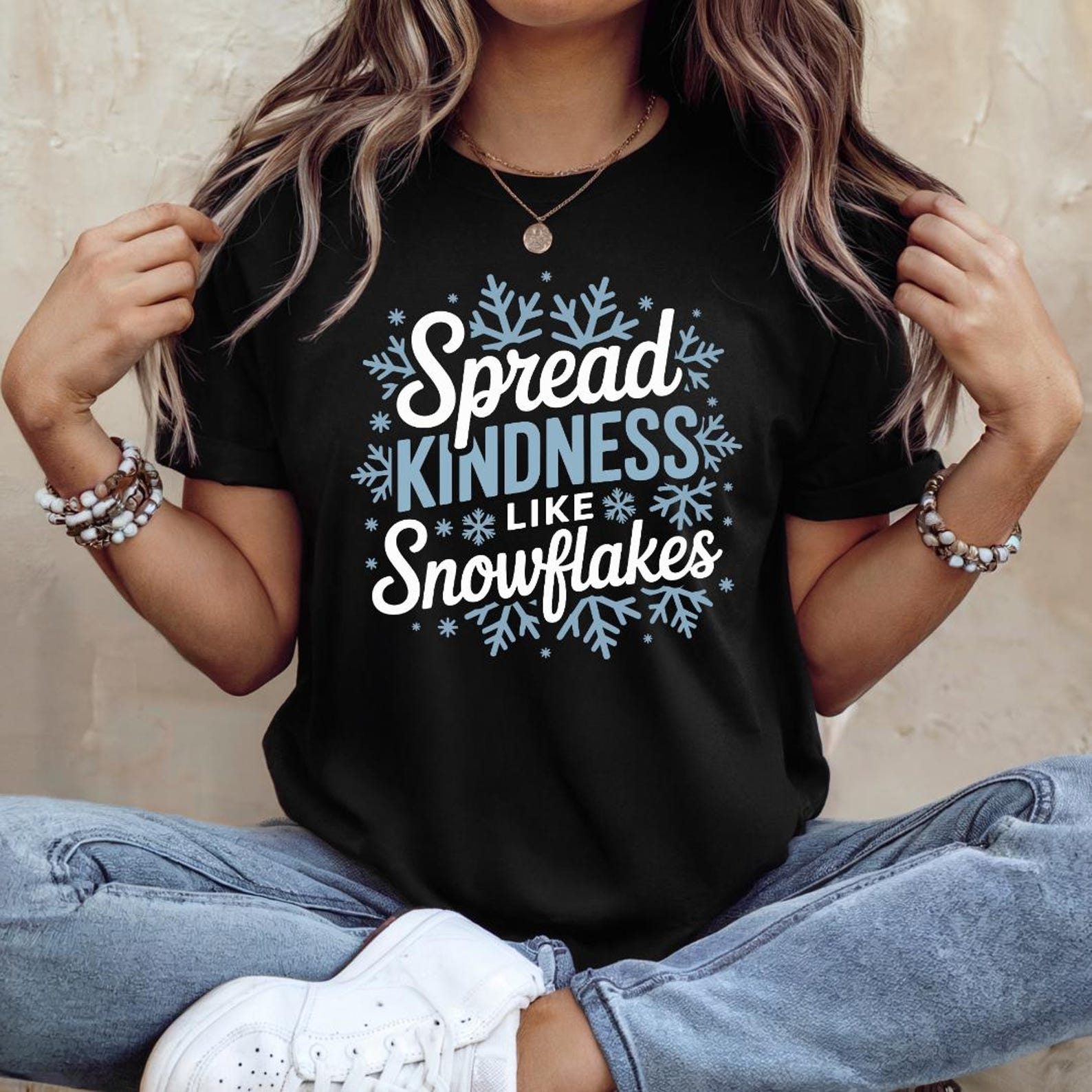 Spread Kindness Like Snowflakes PNG SVG EPS Christmas Winter Kindness ...