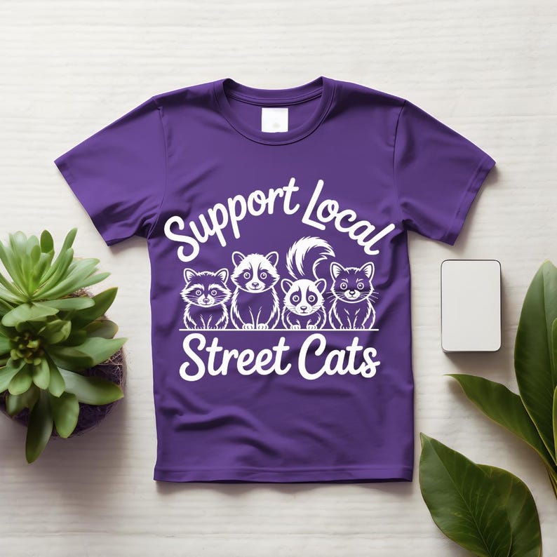 Support Local Street Cats SVG PNG EPS Funny Vintage Cat Lover Graphic ...