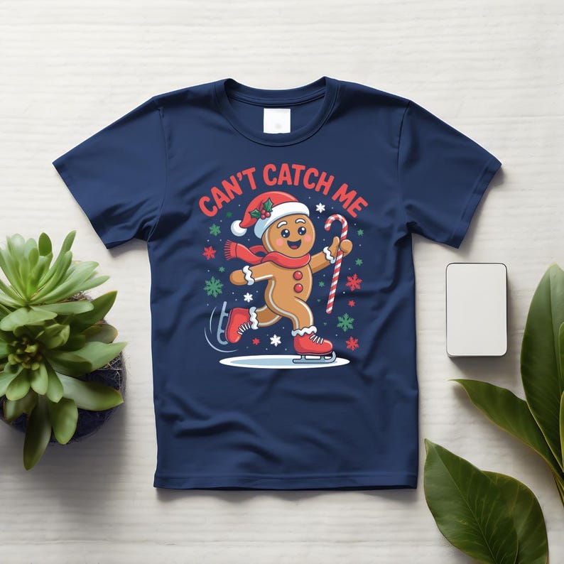 Can't Catch Me Gingerbread PNG SVG EPS Funny Christmas Cookie Design - Etsy