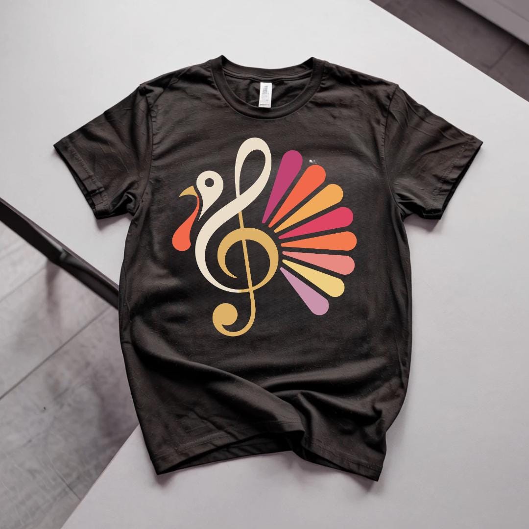 Music Teacher Thanksgiving Turkey Treble Clef SVG | Autumn Classroom ...