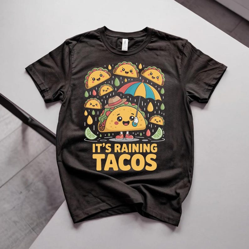 It's Raining Tacos SVG PNG EPS Funny Mexican Food Fiesta Design - Etsy
