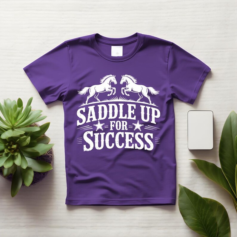 Saddle up for Success SVG PNG EPS Horse Trainer Western Cowboy Graphic ...