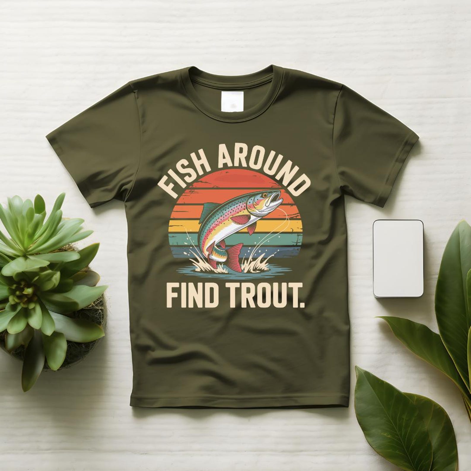 Fish Around Find Trout SVG PNG EPS Funny Trout Fisherman Outdoors ...
