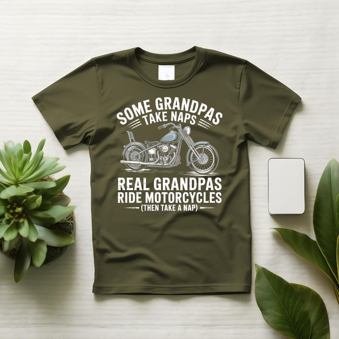 Motorcycles Some Grandpas Take Naps PNG SVG EPS Funny Biker Grandpa ...