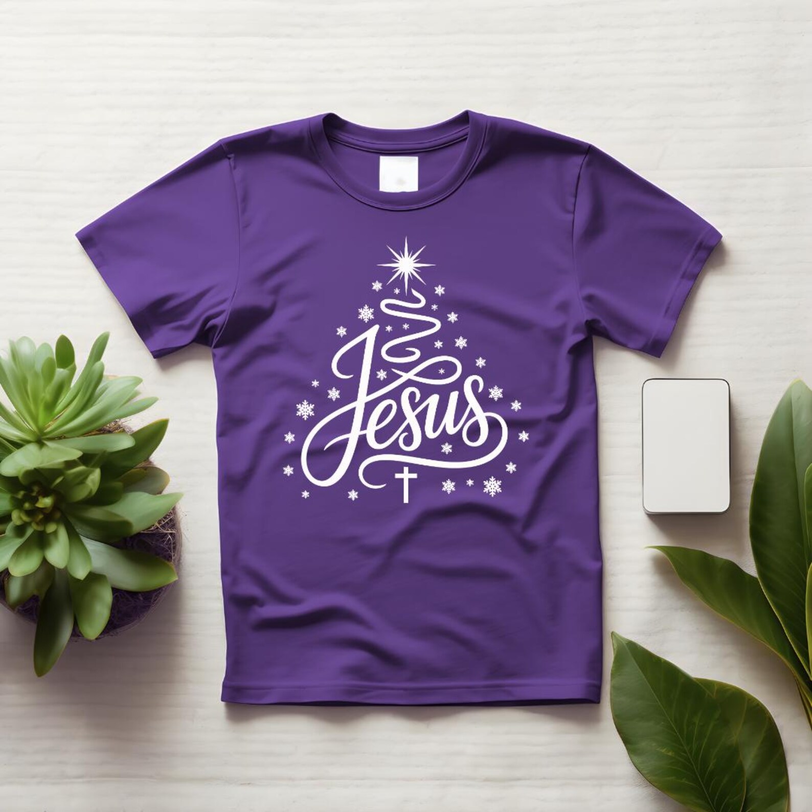 Jesus Tree Christian Christmas PNG SVG EPS Faith Holiday Design - Etsy