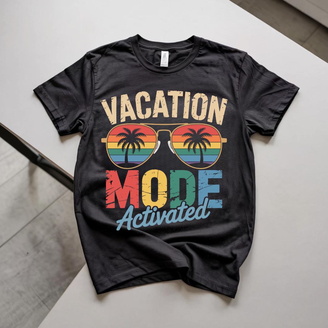 Vacation Mode Activated SVG PNG EPS Summer Travel Beach Camping Graphic ...