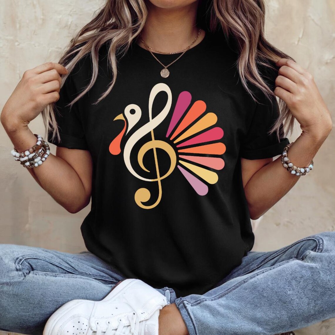 Music Teacher Thanksgiving Turkey Treble Clef SVG | Autumn Classroom ...