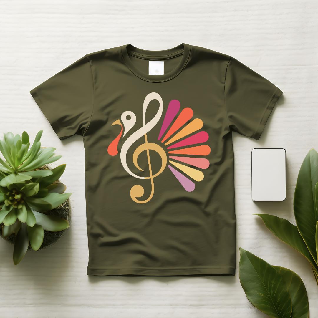 Music Teacher Thanksgiving Turkey Treble Clef SVG | Autumn Classroom ...