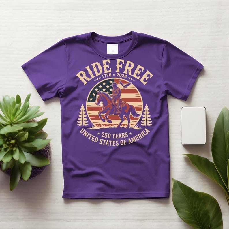 Horse Riding USA 250th Anniversary 4th of July Cowboy Design PNG SVG ...