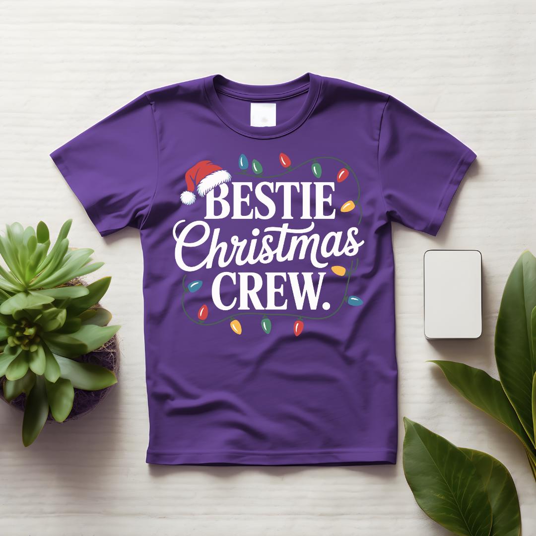 Bestie Christmas Crew PNG SVG EPS Festive Matching Holiday Design - Etsy