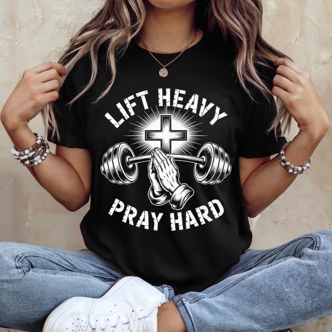 Lift Heavy Pray Hard SVG PNG EPS Christian Fitness Workout Graphic - Etsy