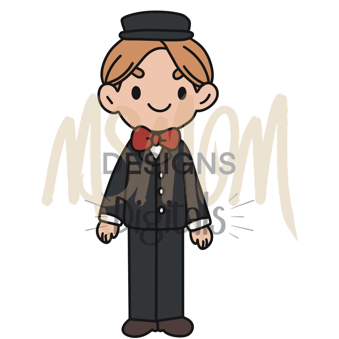 The Evil Bellboy Character |PNG| DIGITAL DOWNLOAD | Hand Drawn ...