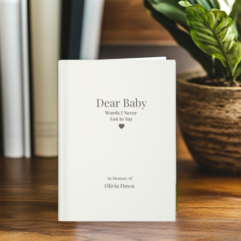 Letters to My Baby Grief Journal, Personalized Pregnancy & Infant Loss ...