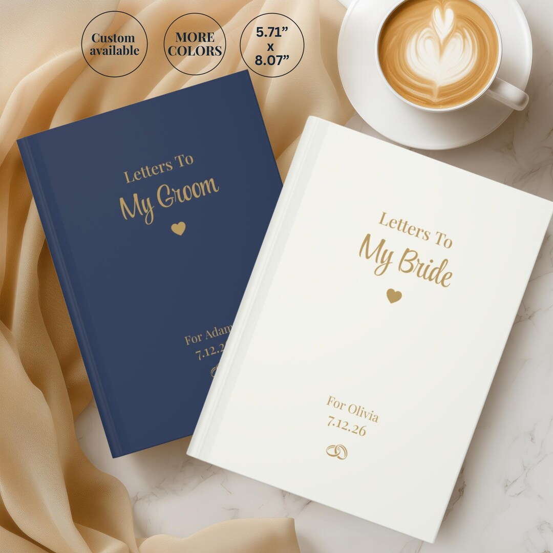 Personalized Letters for Our Wedding Day, Custom Bride and Groom Letter ...