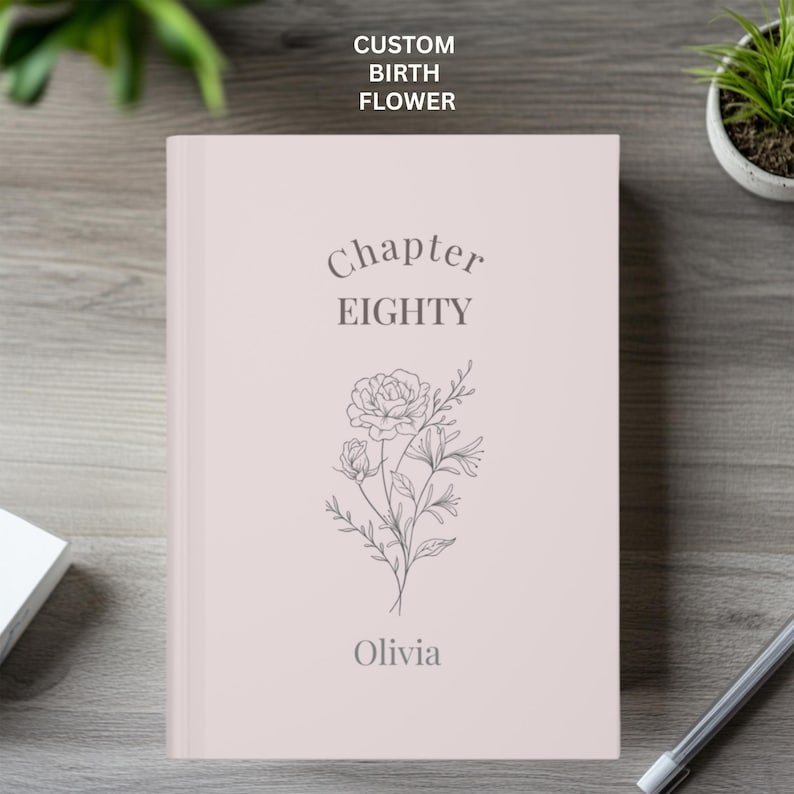 Personalized Chapter 80 Birthday Journal, Eighty Birthday Gift, Chapter ...