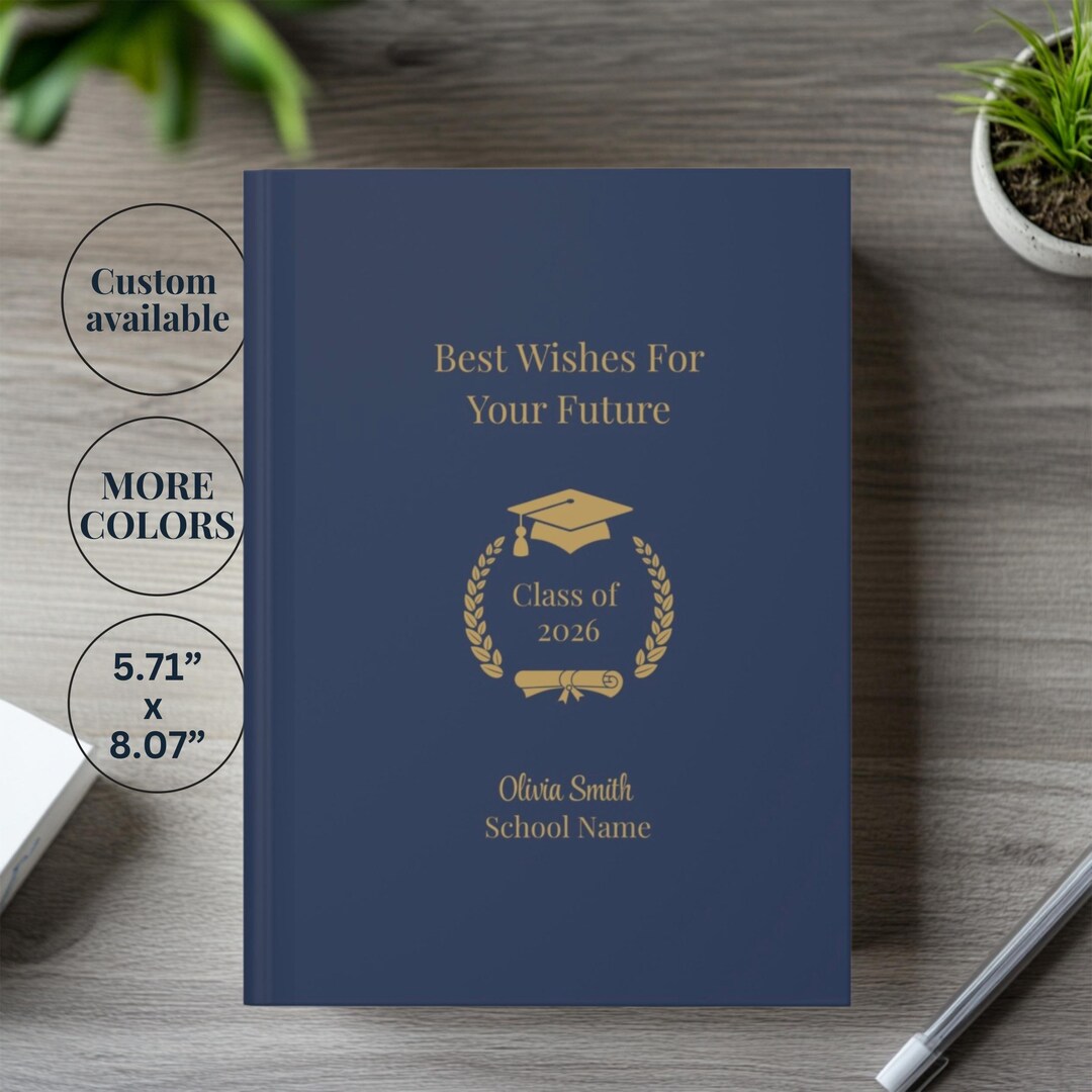 Personalized Graduate Book, Custom Graduation Keepsake Gift, 2026 ...