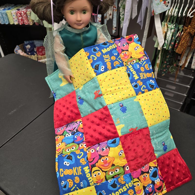 Doll Quilt - Sesame Street - Etsy