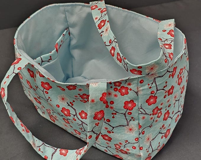 Mini Tote - Cherry Blossoms - Etsy