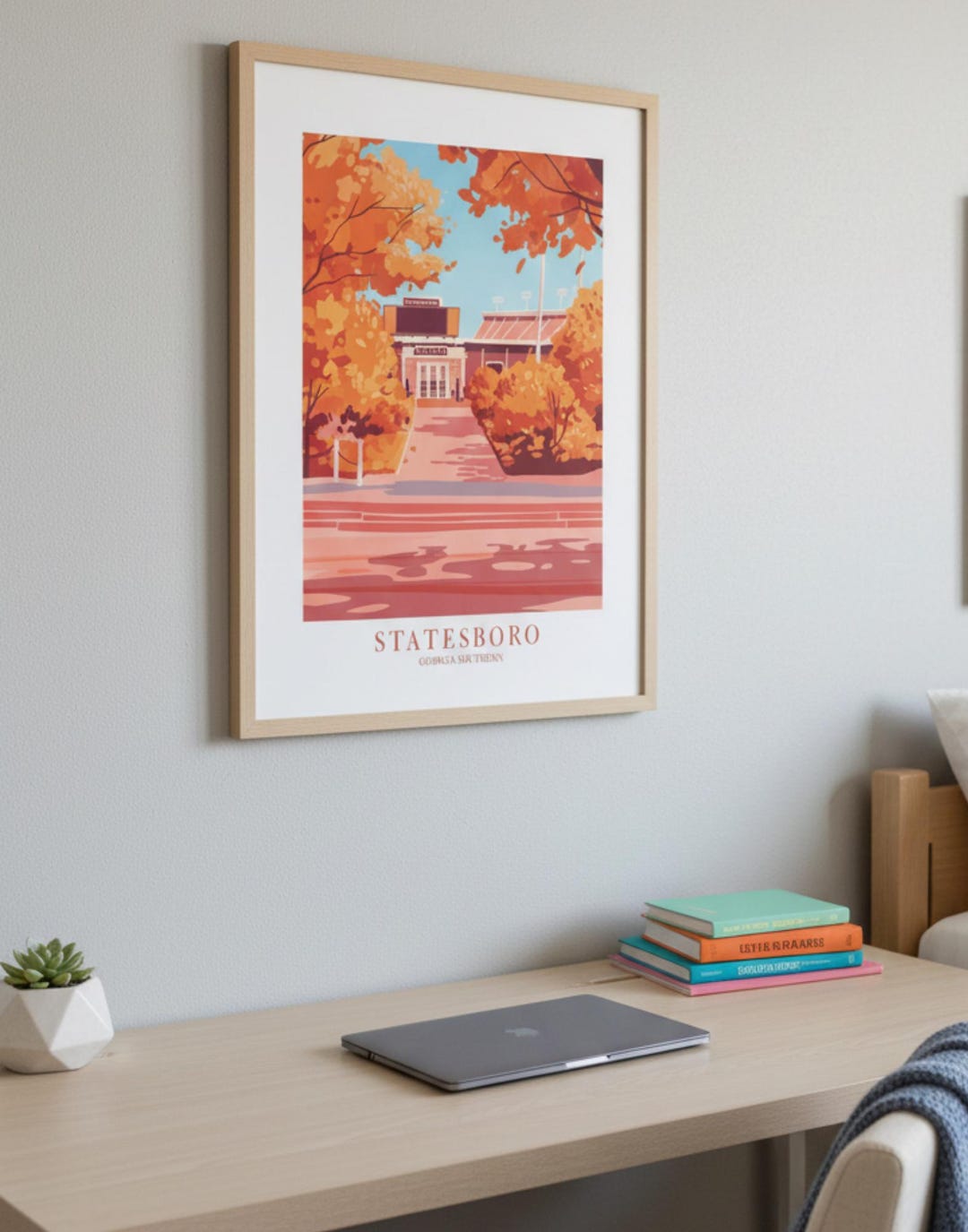 Paulson Stadium Statesboro GA Art Print, Georgia Southern University ...