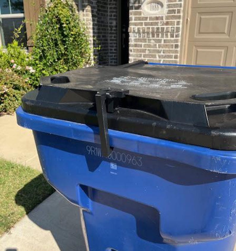 Gravity Latch II - Trash Can Latch for Inside Curve Lip – Wind ...