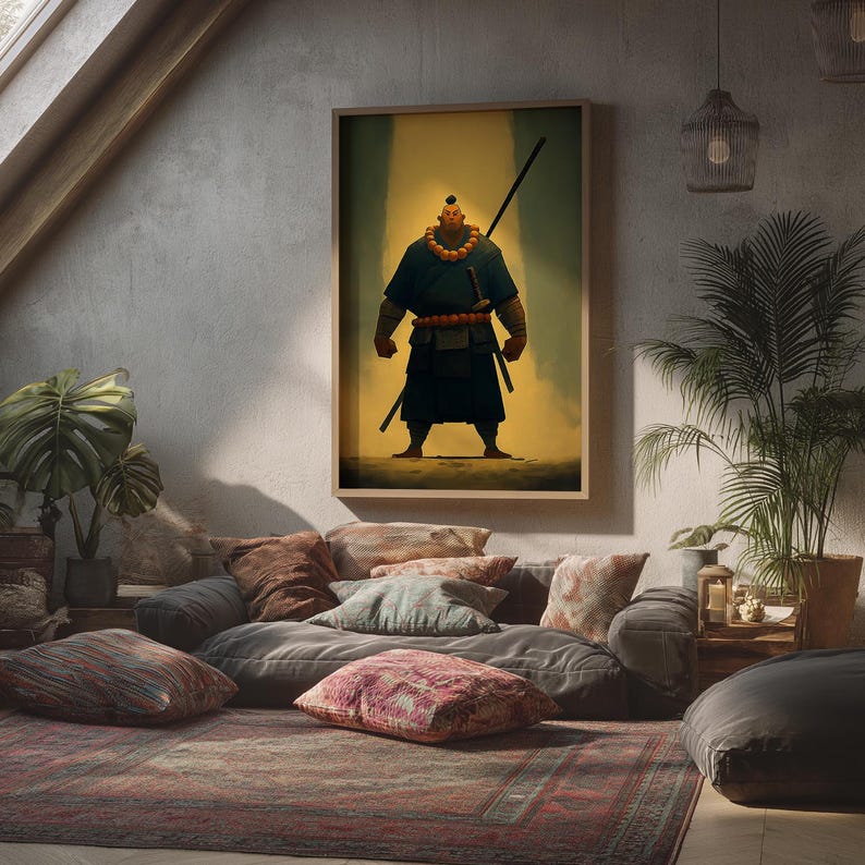 Benkei Warrior Monk Guardian - Japanese Legends - Contemporary Gothic ...