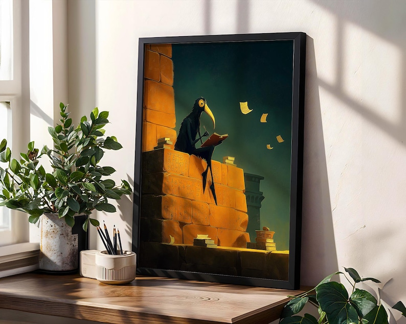 Thoth God of Knowledge and Writing - Egyptian Pantheon - Contemporary ...