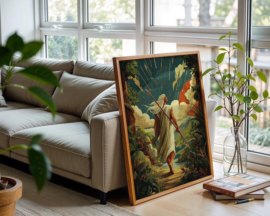 Baldr God of Light and Purity - Norse Pantheon - Modern Painterly Style ...
