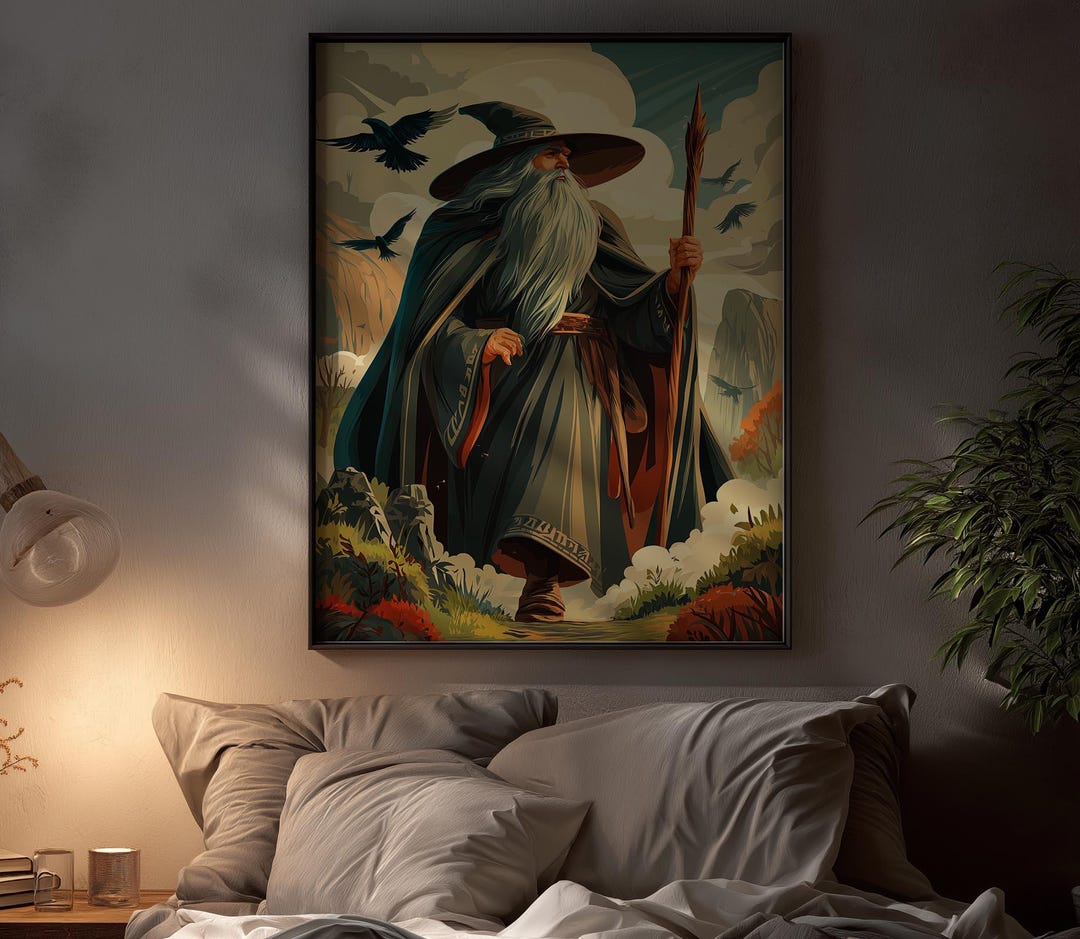 Odin God of Wisdom and War - Norse Pantheon - Modern Painterly Style - Etsy