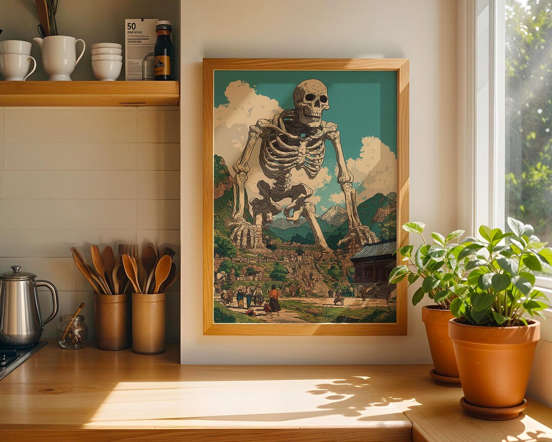 Gashadokuro Giant Skeleton Spirit - Japanese Mythology - Traditional ...