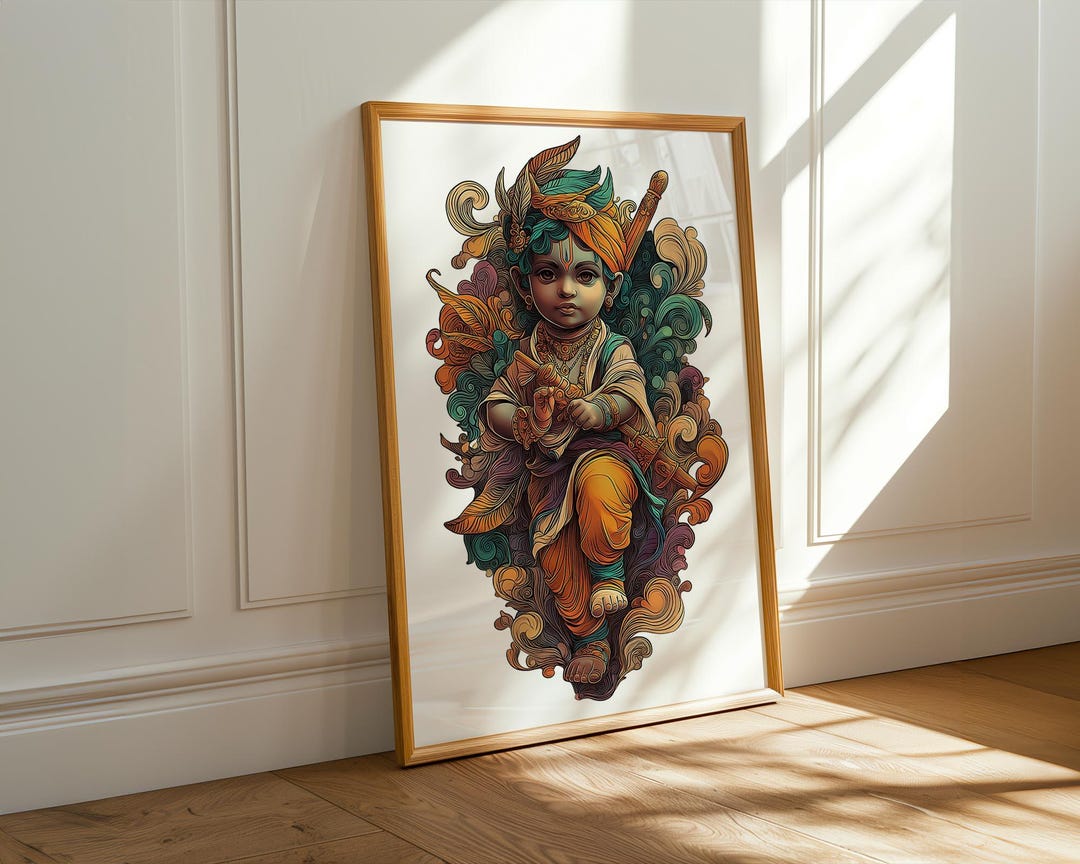 Vamana Cosmic Giant Dwarf Avatar - Hindu Mythology - Art Nouveau Style2 ...