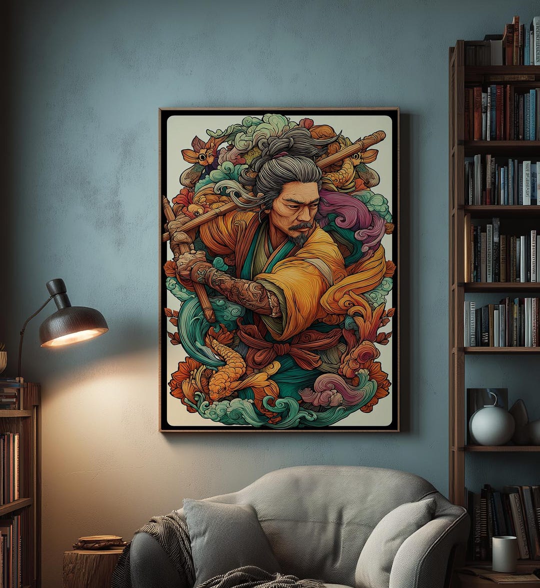 Izanagi Creator God of Purification, Japanese Pantheon, Art Nouveau ...