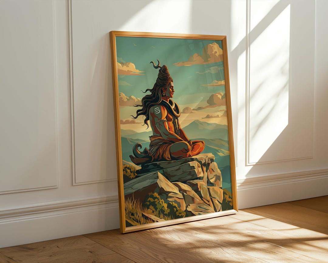 Shiva Ascetic God of Destruction - Hindu Pantheon - Modern Painterly ...
