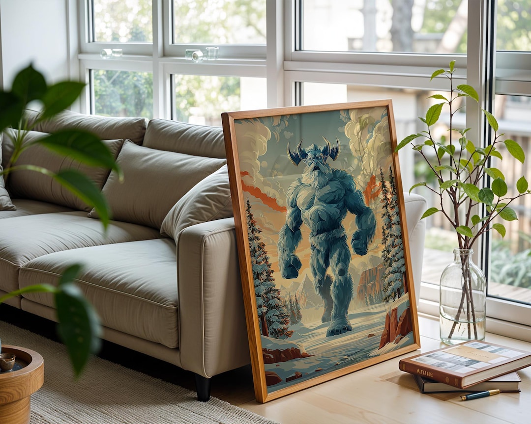 Ymir Primordial Frost Giant - Norse Mythology - Modern Painterly Style ...