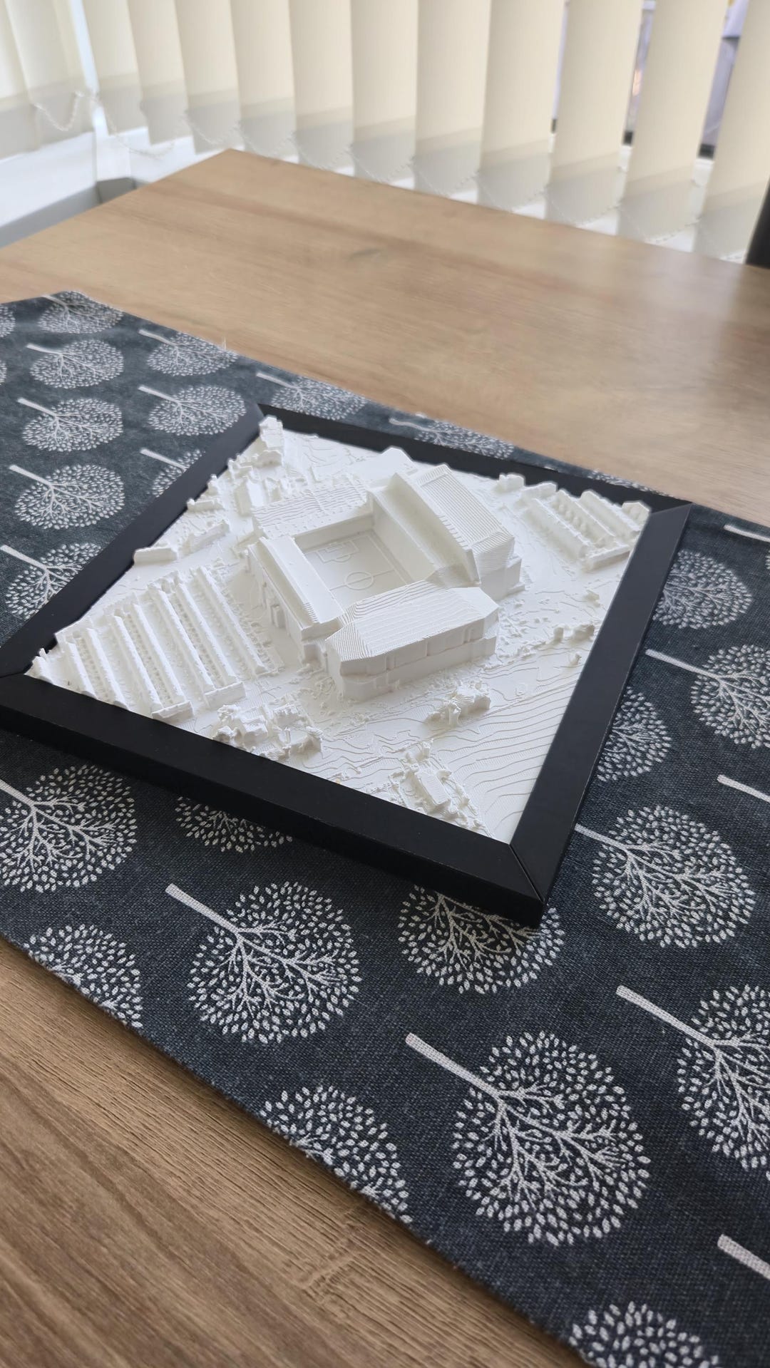 Topographical Model of Anfield. Liverpool Stadium Architectural Model ...