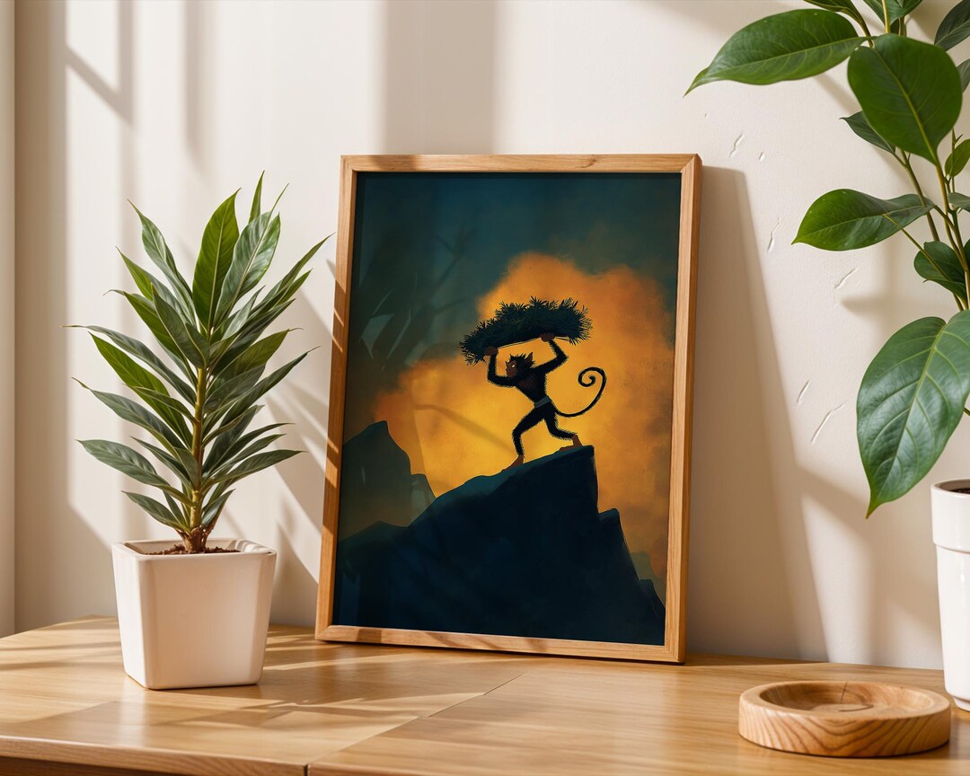 Hanuman Devoted Monkey God Hero - Hindu Pantheon - Contemporary Gothic ...