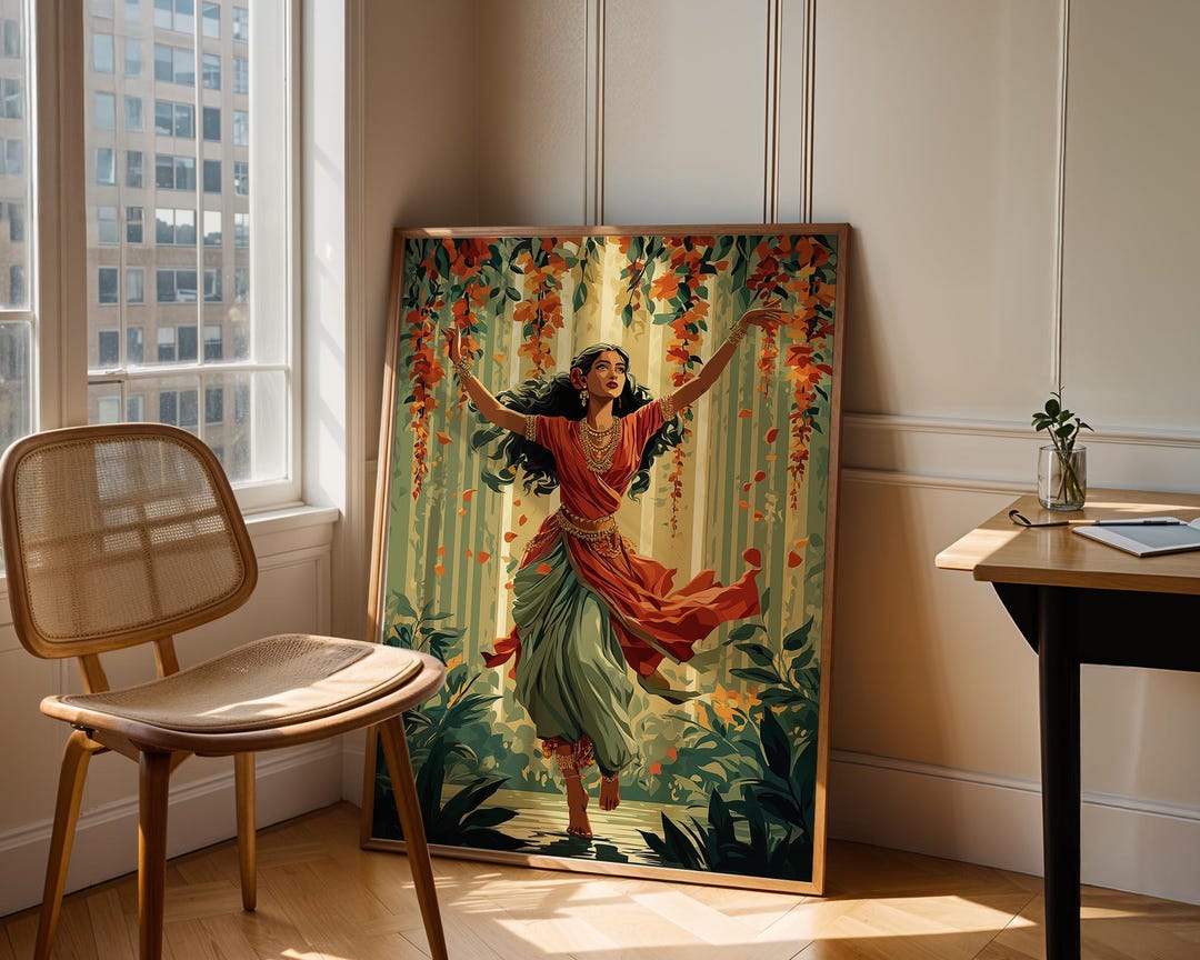 Mohini Enchanting Illusion Avatar - Hindu Mythology - Modern Painterly ...