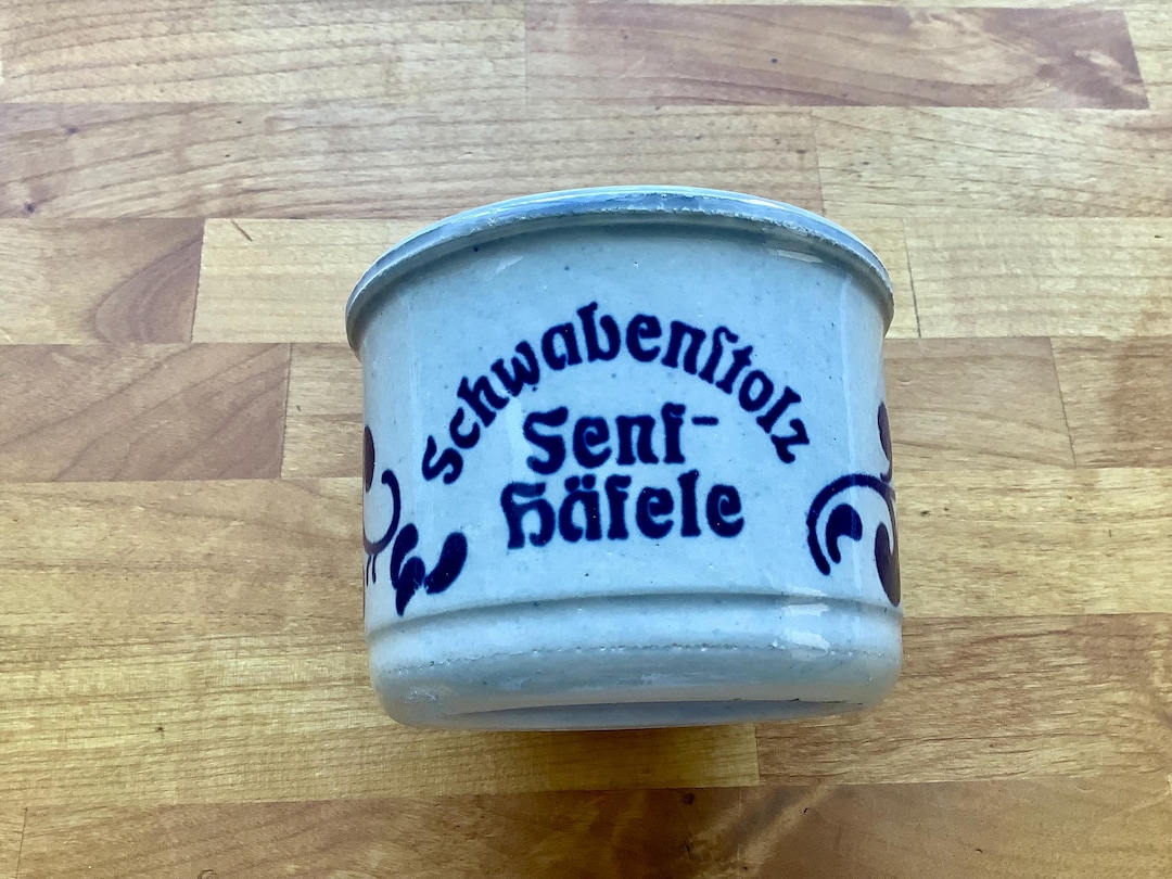 Vintage German “schwabenstolz Senf-häfele” Mustard Pot – Early 20th ...