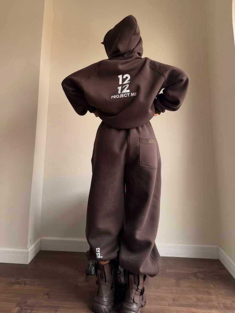 Matching Family Tracksuit Set, His & Hers Oversized Hoodie and ...