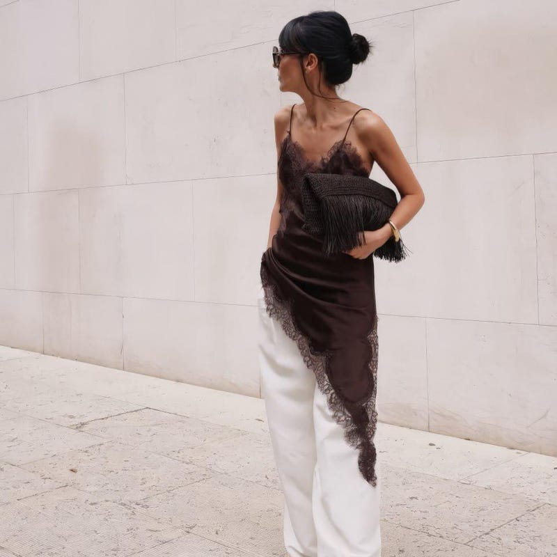 Lace Slip Asymmetrical - Etsy