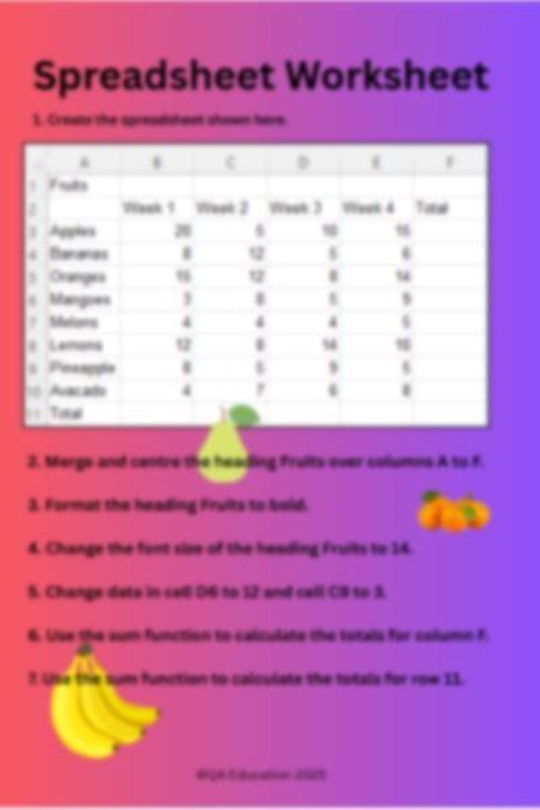 Bundle Excel Spreadsheet Worksheet | Digital Classroom Activity | Data ...